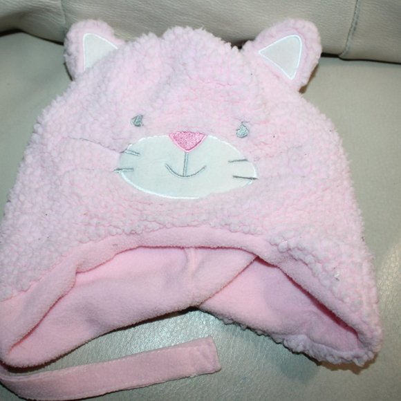 Unknown | Accessories | Girl Pink Cat Hat | Poshmark
